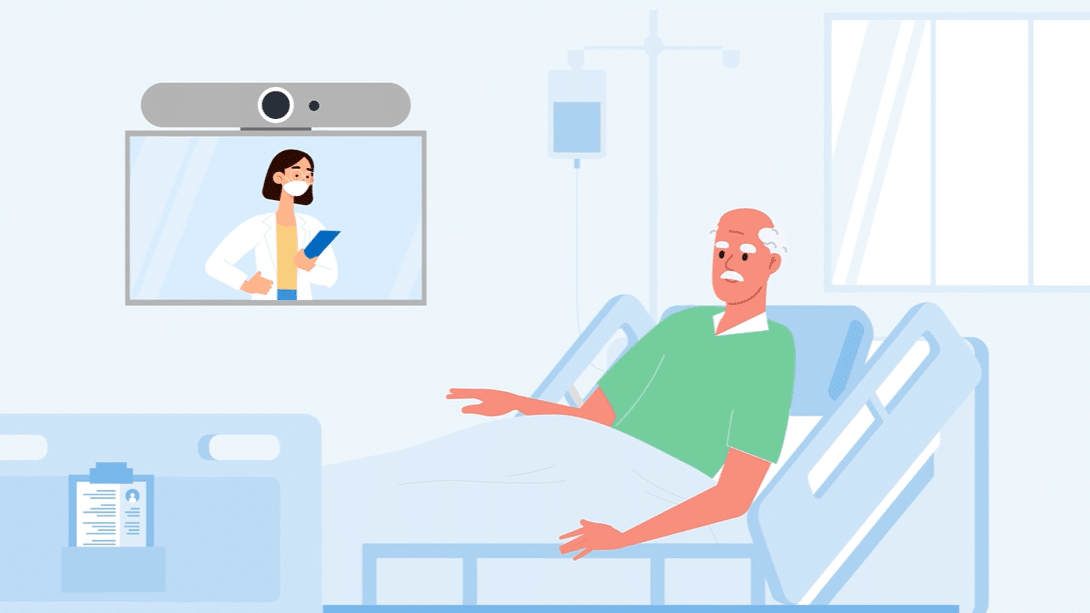 Inpatient Virtual Engagement for Hospital-Based Hybrid Care - Caregility